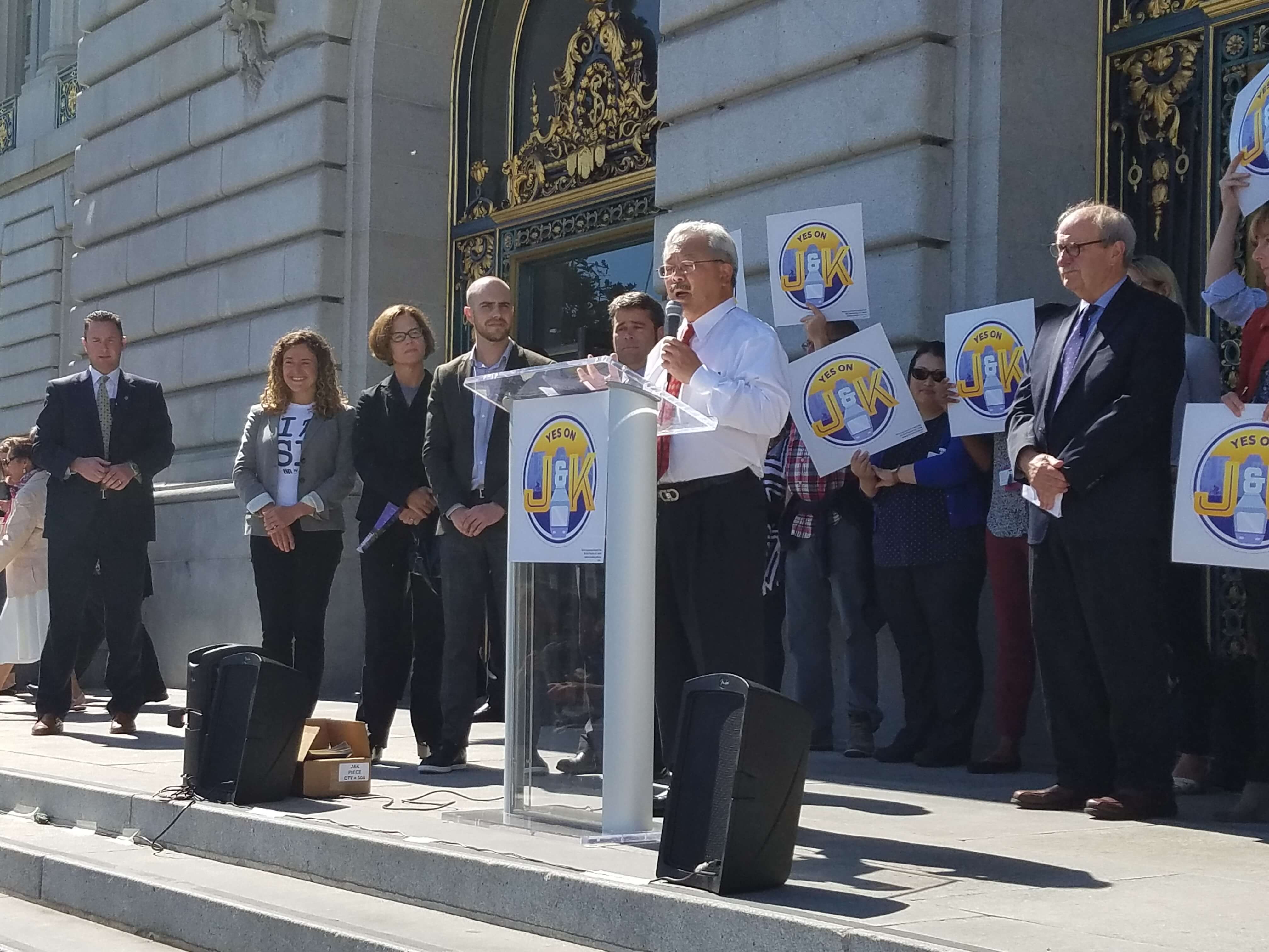 Backers of Props J, K rally to fund homeless, transit services – SFBay