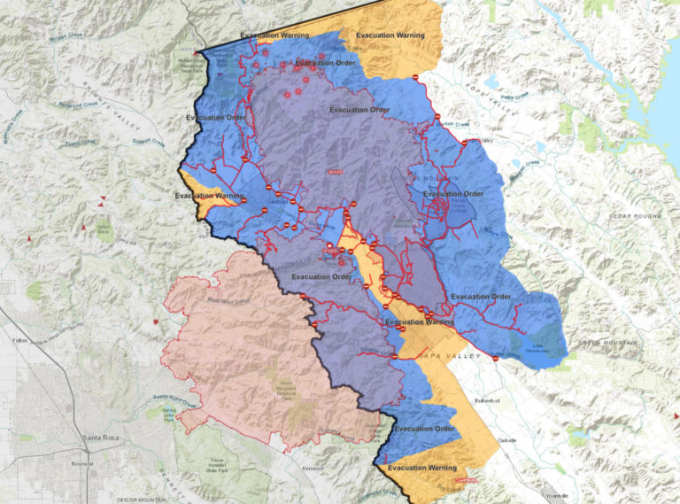 Glass Fire evacuation orders extend into northern Napa County – SFBay